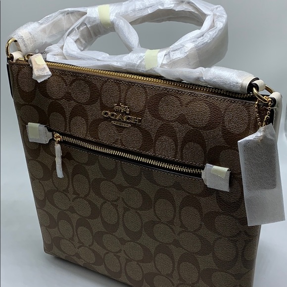 Coach | Bags | Nwt Coach Rowan File Bag In Signature Canvas | Poshmark